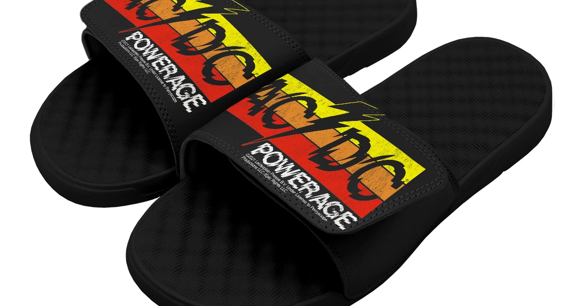 Powerage Logo Banner AC/DC Sandals