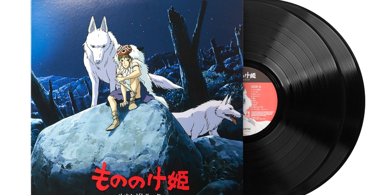 Princess Mononoke: Soundtrack - Joe Hisaishi (2xLP Vinyl Record)