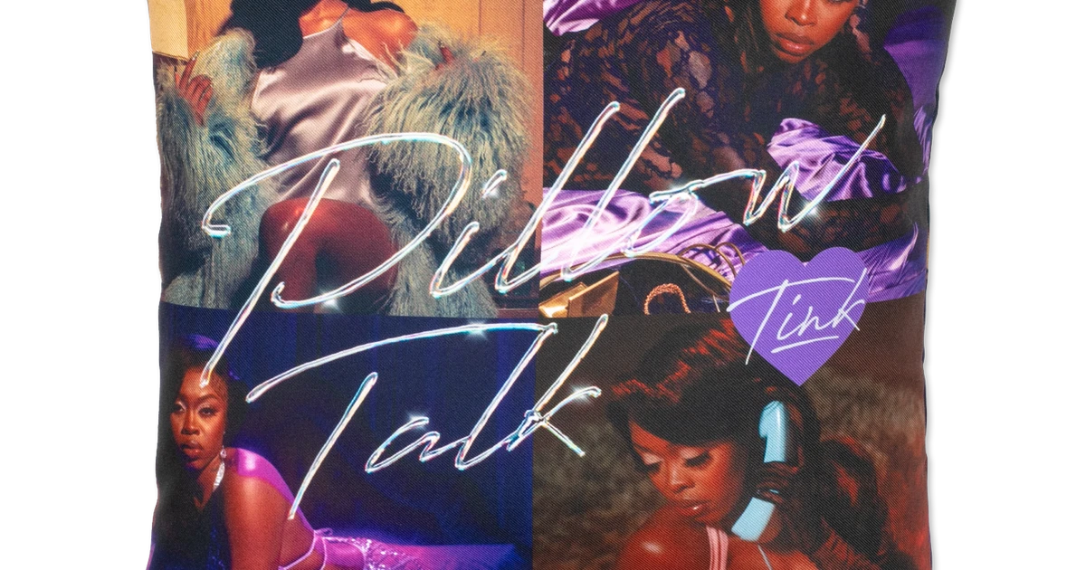 Tink Pillow Talk Collage Pillow