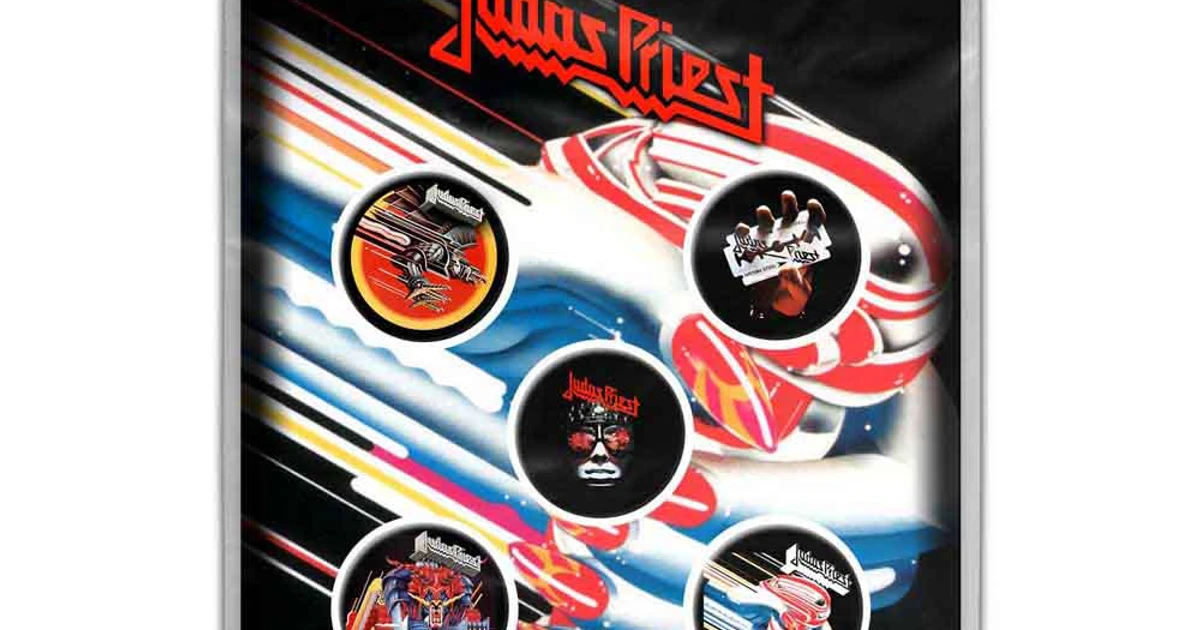 Judas Priest Plastic Pin Badge - Turbo Retail Pack