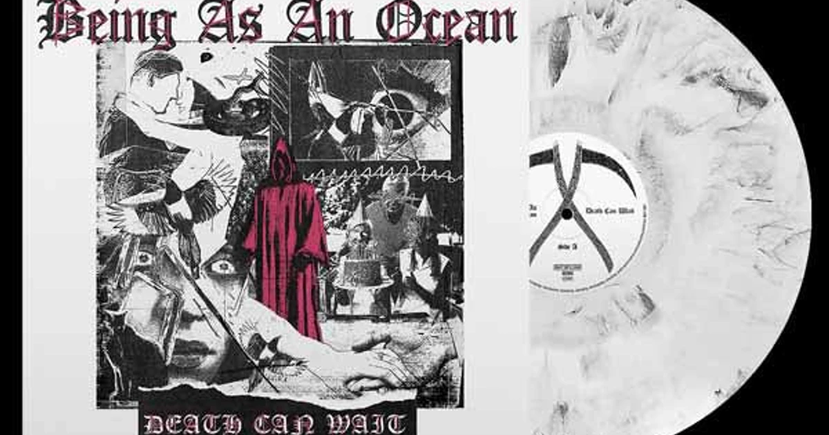 Being As An Ocean LP - Death Can Wait (White/Black Marbled Vinyl)