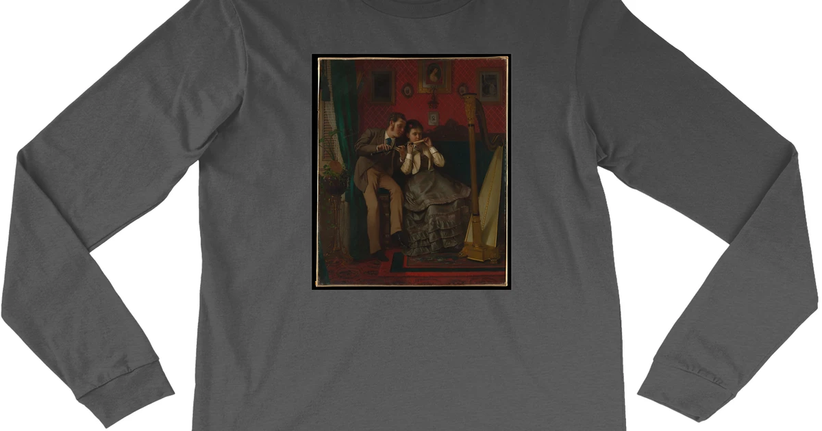 Merchbar Museum Series Long Sleeve Shirt | The Music Lesson Painting ...