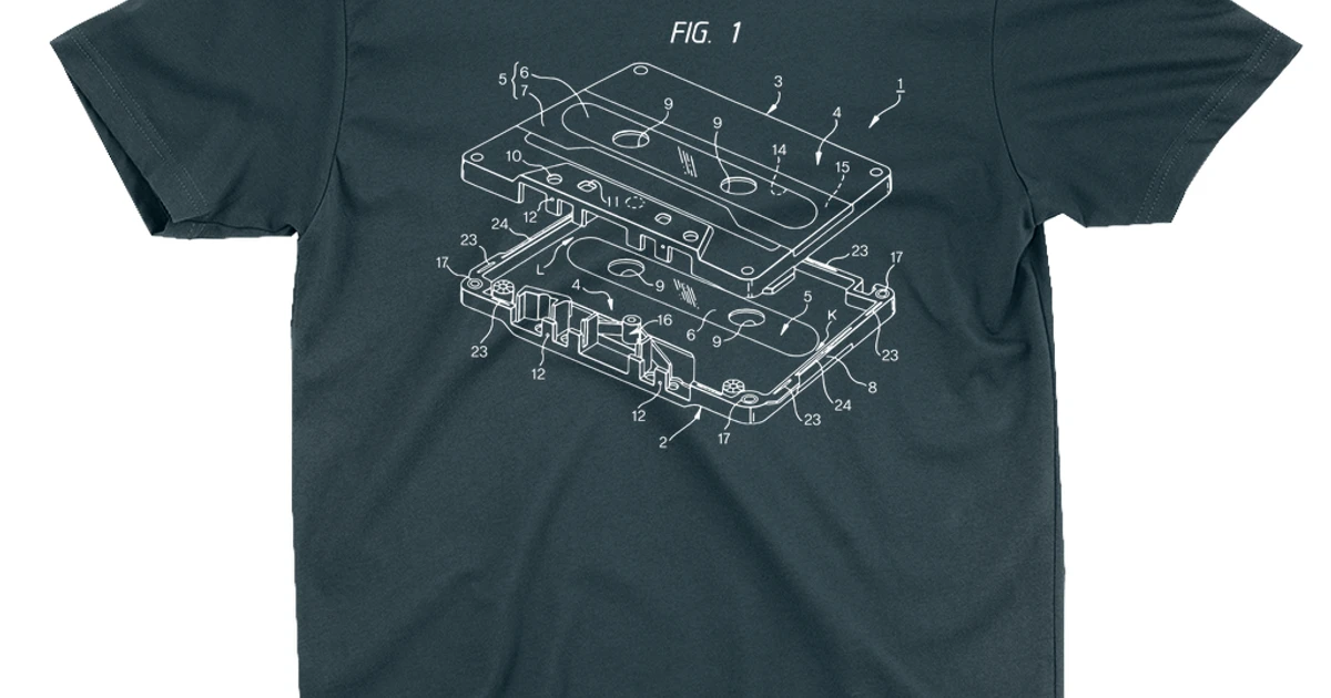 Merchbar Music Life T-Shirt | Cassette Diagram Merchbar Music Life Shirt