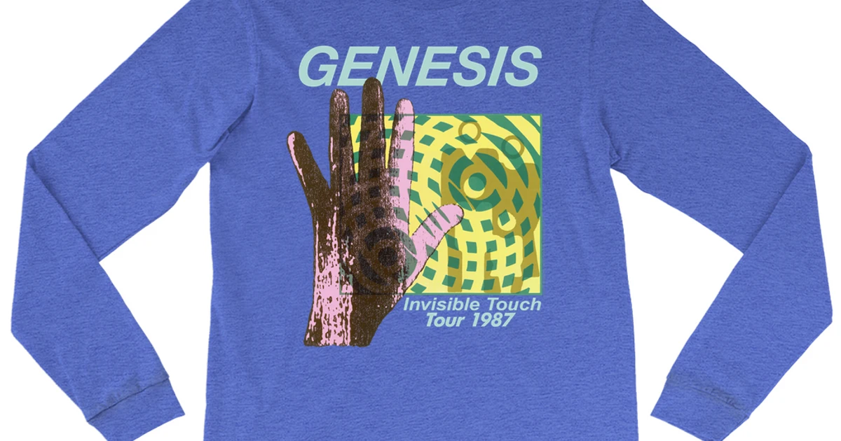 Genesis Long Sleeve Shirt | Modern 1987 Invisible Touch Album Design ...