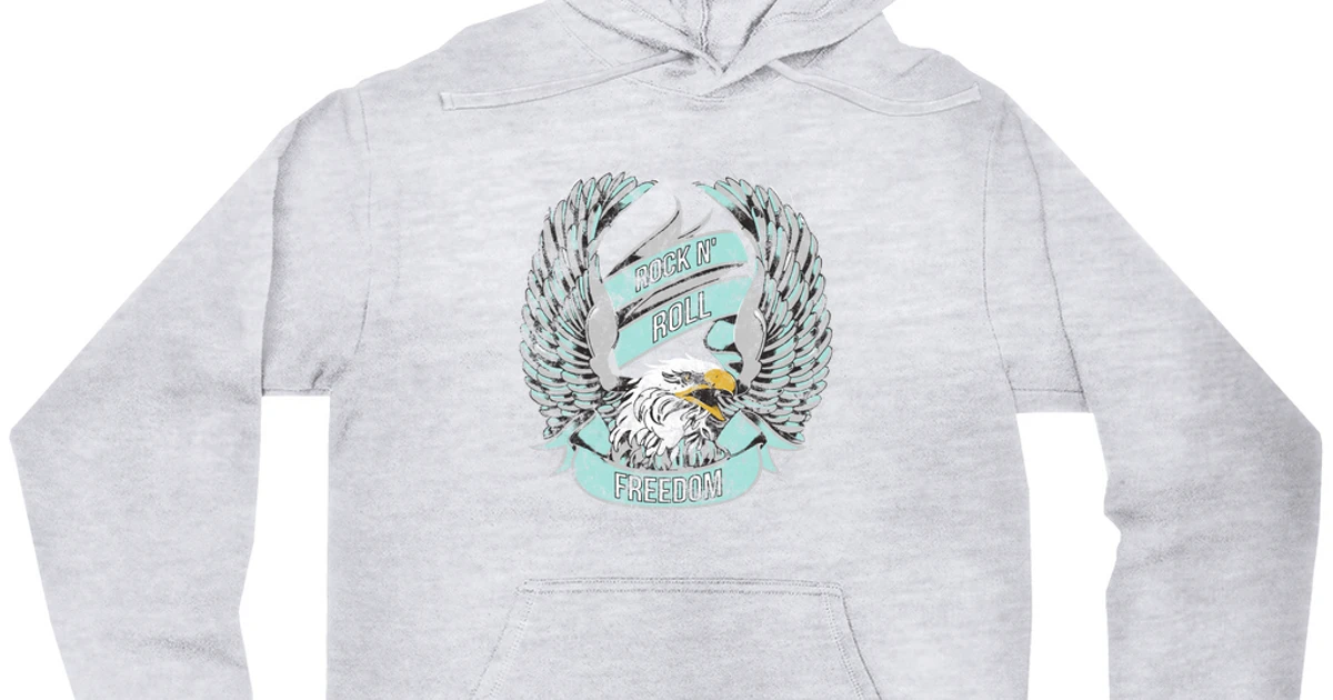 Merchbar Music Life Hoodie | Rock n' Roll Freedom Merchbar Music Life ...