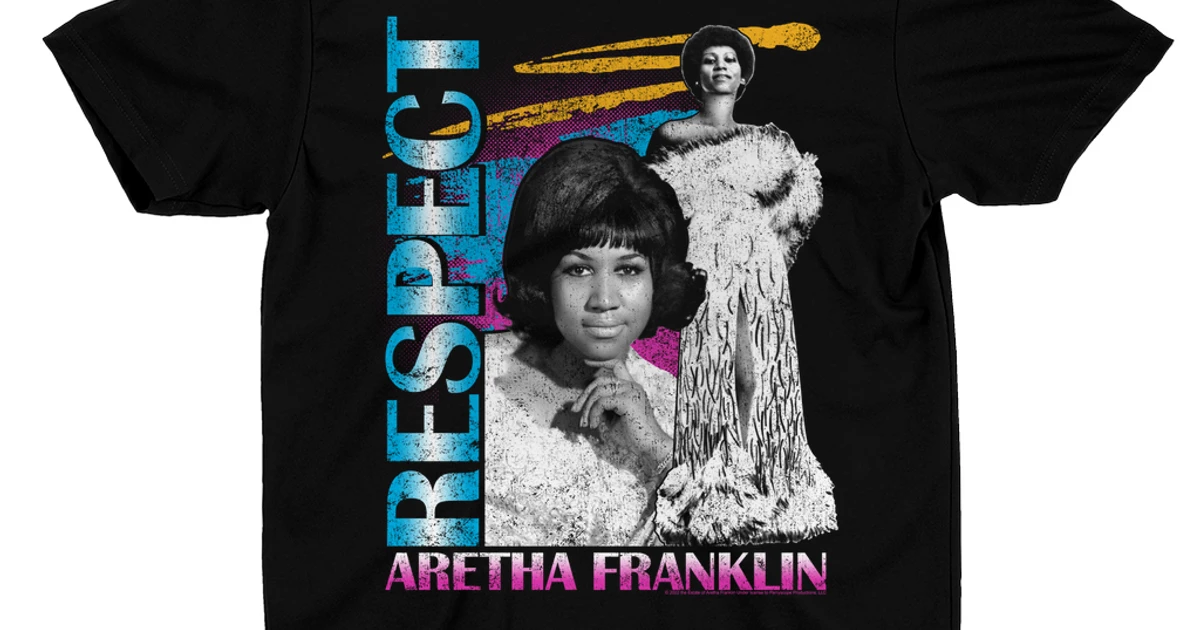 Aretha Franklin T-Shirt | Respect Pop Art Collage Aretha Franklin Shirt