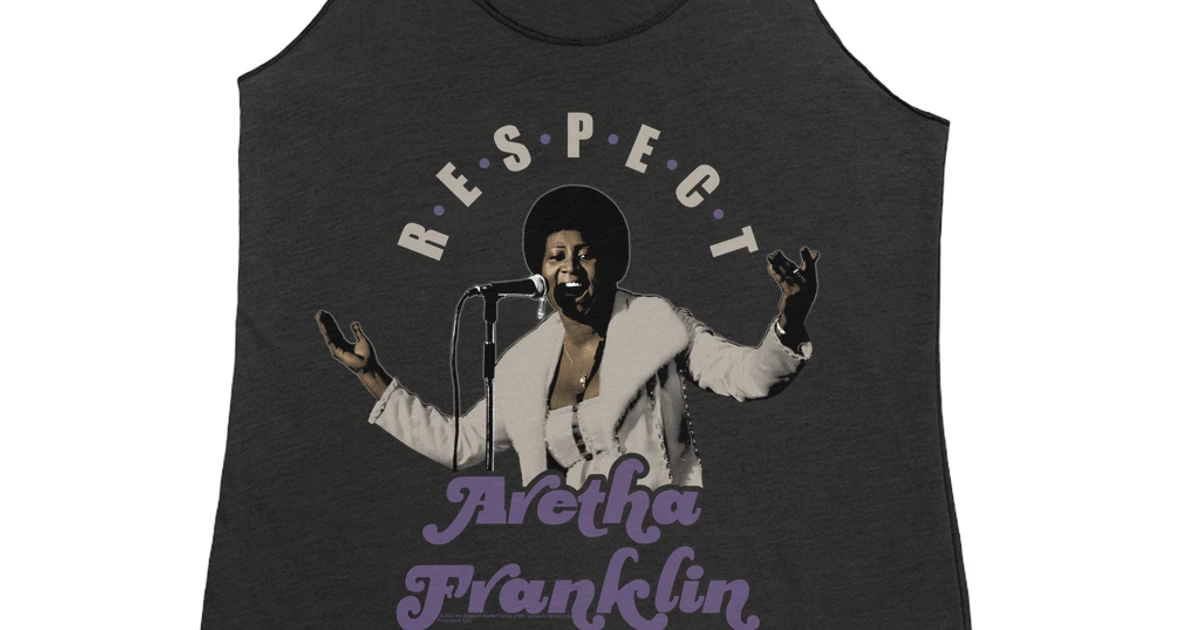 Aretha Franklin Ladies' Tank Top | Respect On Stage 1968 Aretha ...