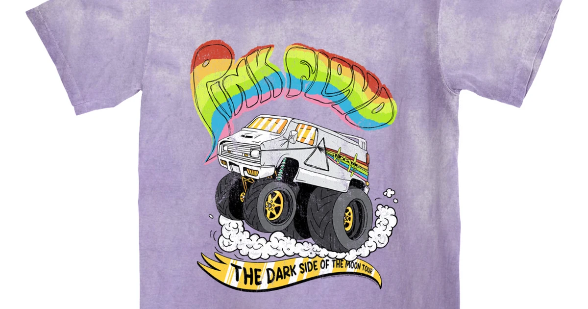 Pink Floyd T-shirt | Dark Side Of The Moon Tour Road Trip (Merchbar ...