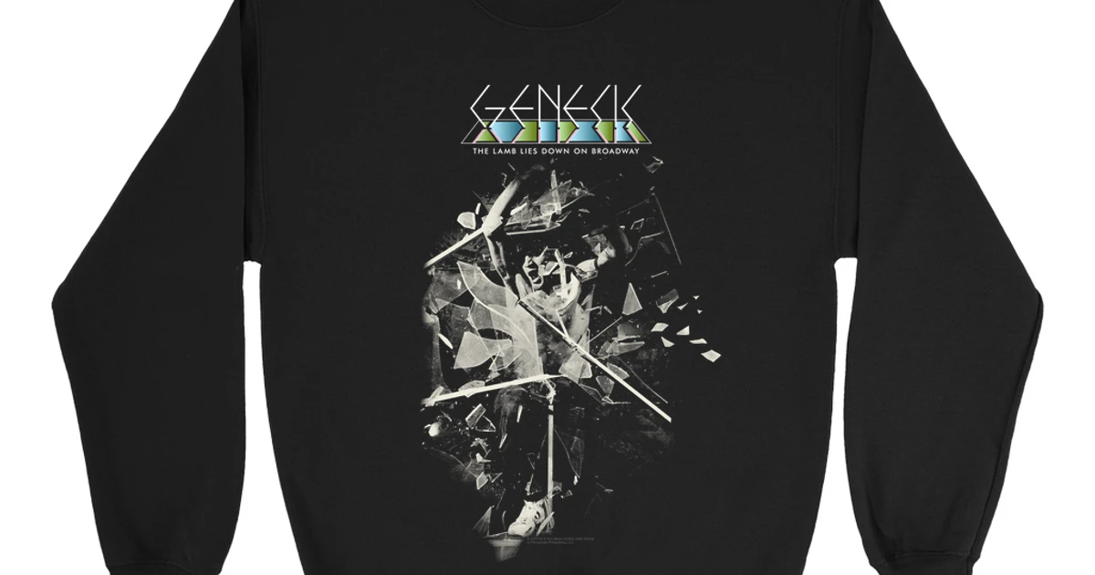 Genesis Sweatshirt | The Lamb Lies Down On Broadway Retro Album Design ...