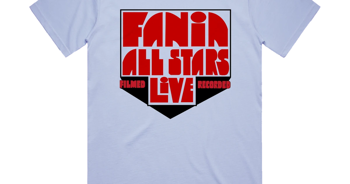 Fania All Stars Logo Light Blue T-Shirt