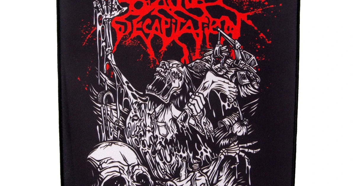 Cattle Decapitation "Alone At The Landfill (Back Patch)" Patch