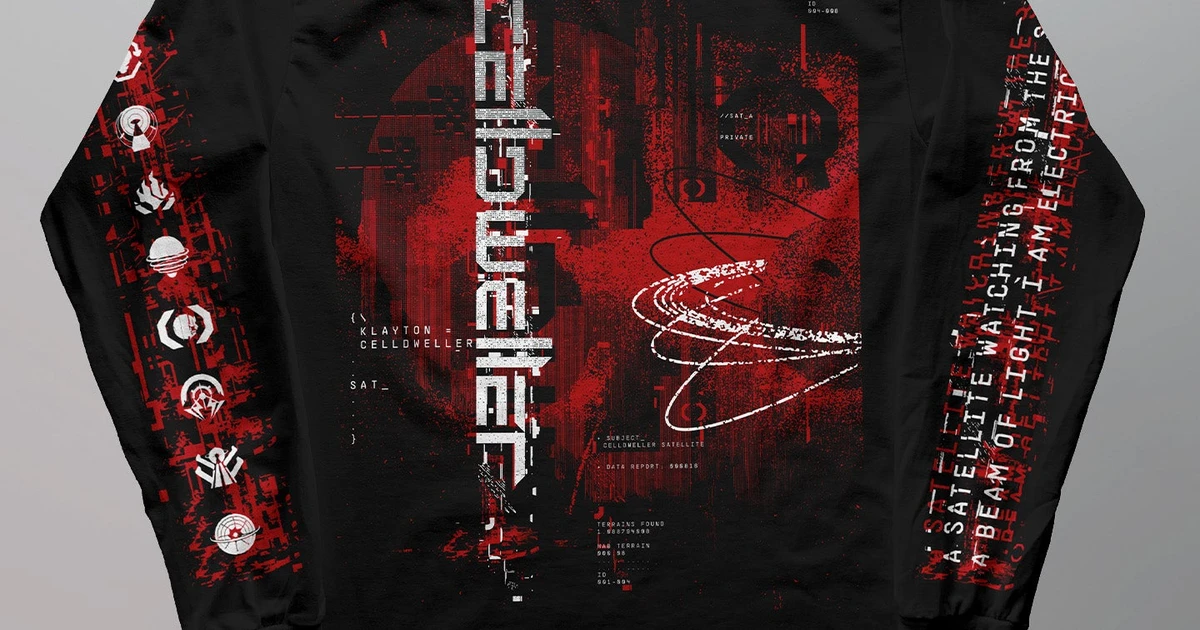 Celldweller - Satellites TEK L/S Shirt