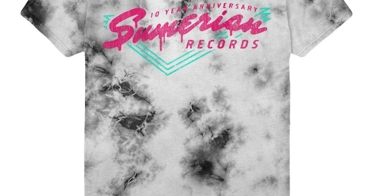 Sumerian Merch Sumerian Records 10 Year - Drive In Tie Dye Tee