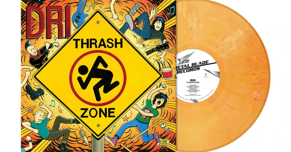 D.R.I. Thrash Zone Vinyl Record