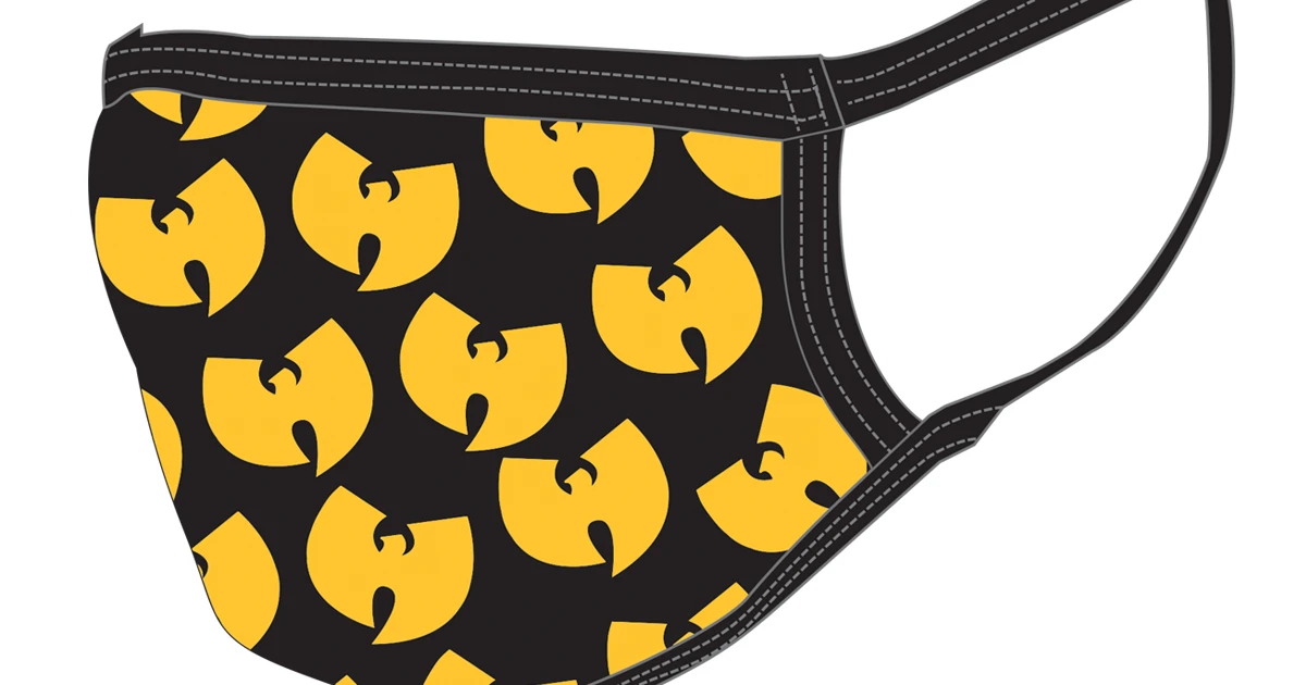 Wu-Tang Clan Allover Logo Face Mask - Black