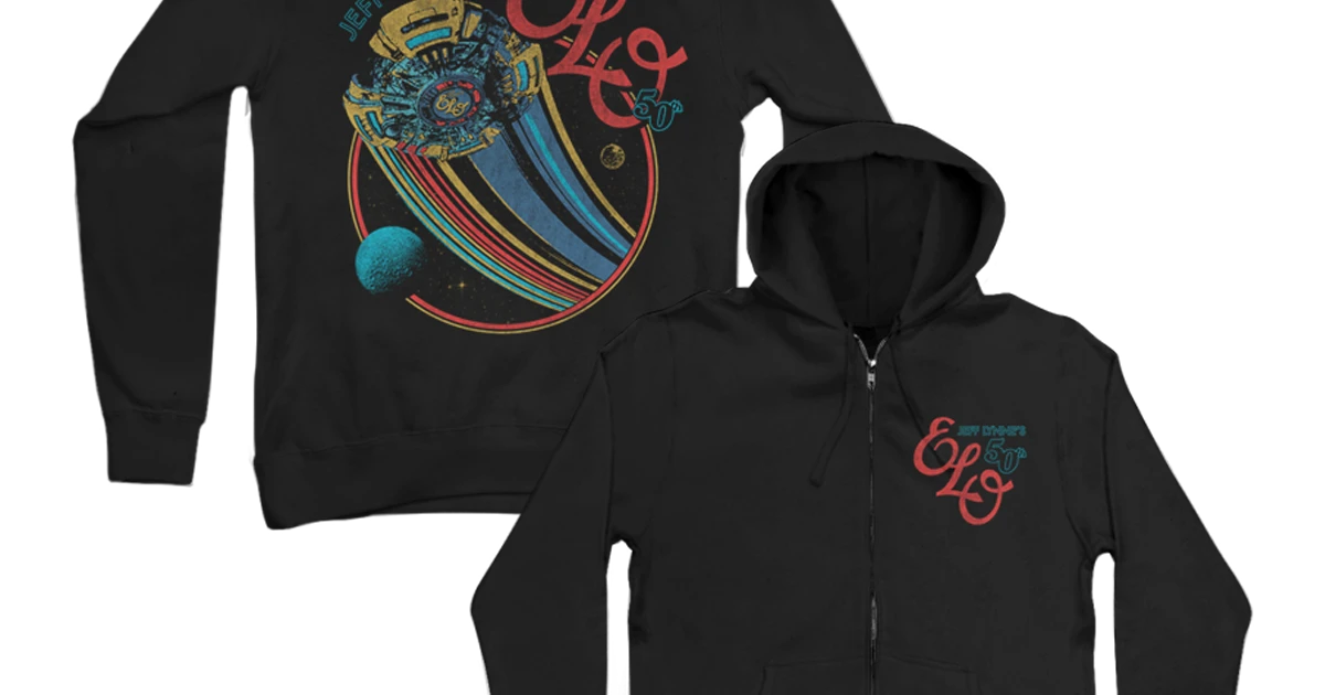 ELO (Electric Light Orchestra) 50th Anniversary Zip Hoodie