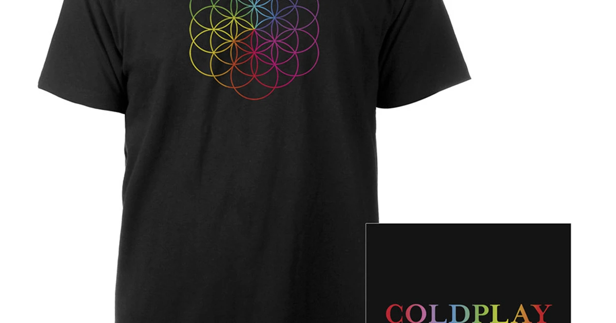 Coldplay Flower Of Life Tee