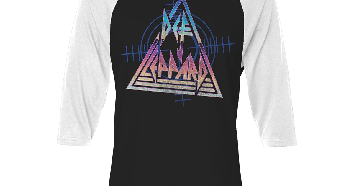 Def Leppard Target Practice Raglan