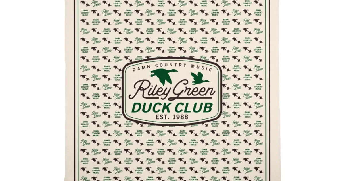 Riley Green Duck Club Bandana