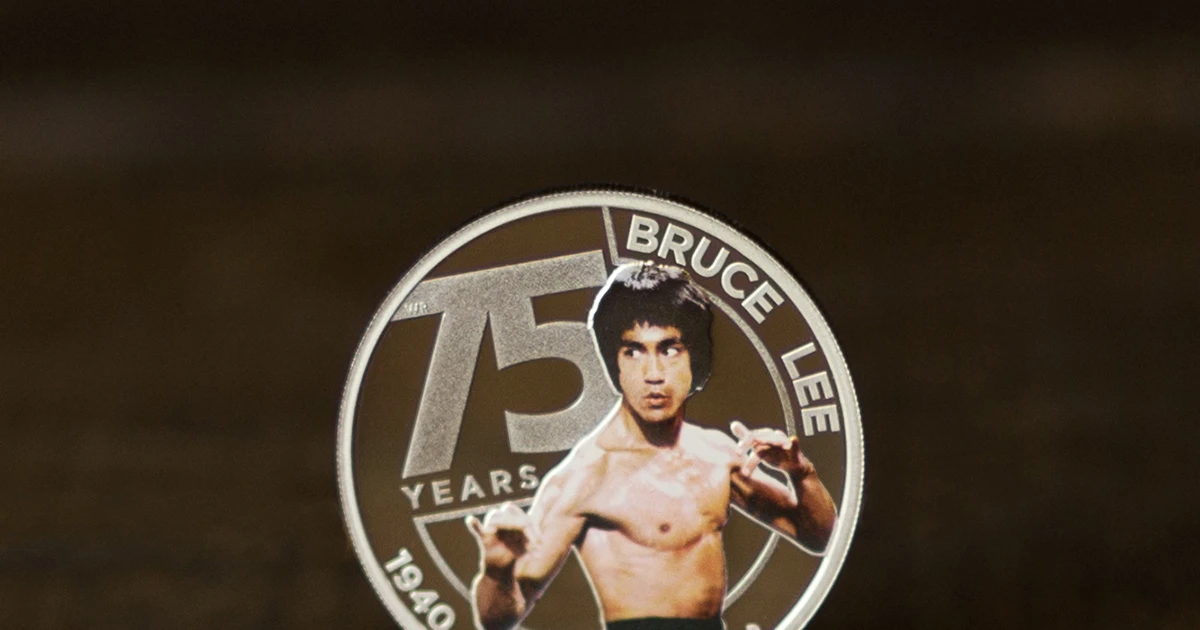 Bruce Lee 75th Anniversary Silver Coin