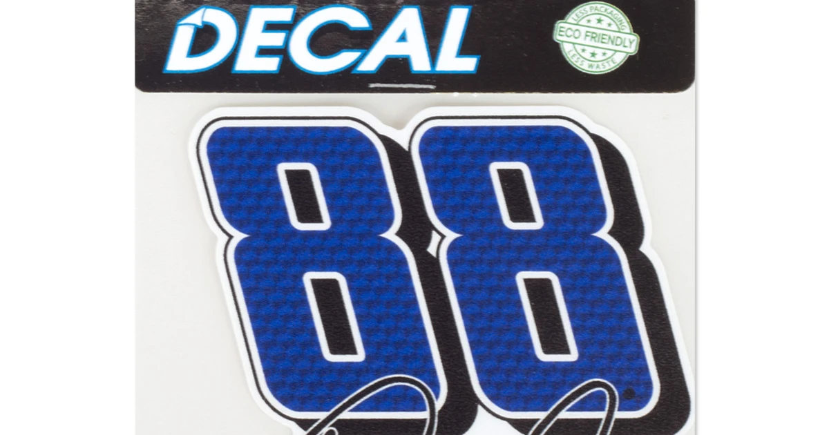 Hendrick Motorsports Dale Jr. #88 4x4 Colored Perfect Cut Decal