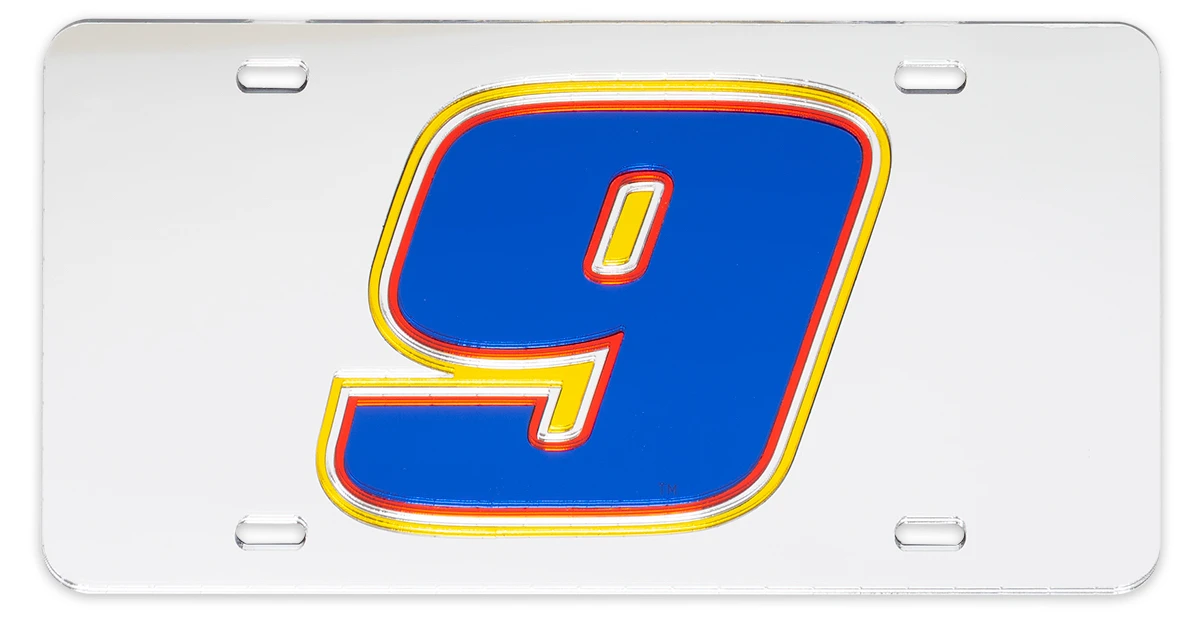 Hendrick Motorsports Chase Elliott #9 2018 NASCAR Crystal Mirror ...