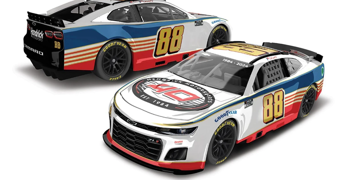Dale Earnhardt Jr #88 Hendrick Motorsports 40th Anniversary 1:64 Die-Cast