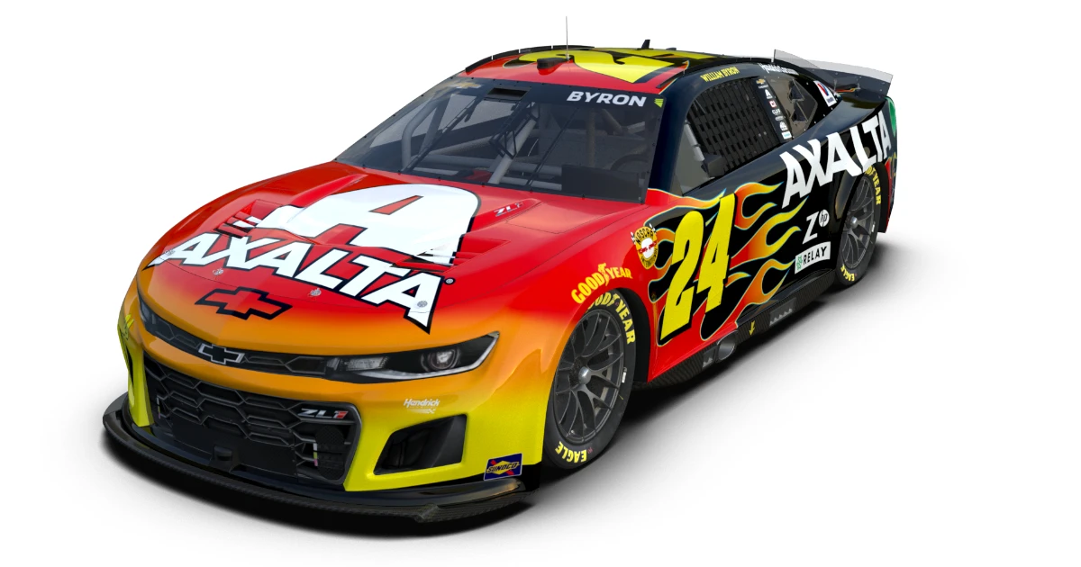 Hendrick Motorsports William Byron #24 2024 AXALTA Darlington Throwback ...