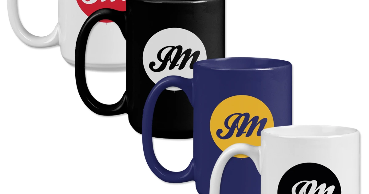 John Mayer JM Script Oversized Coffee Mugs