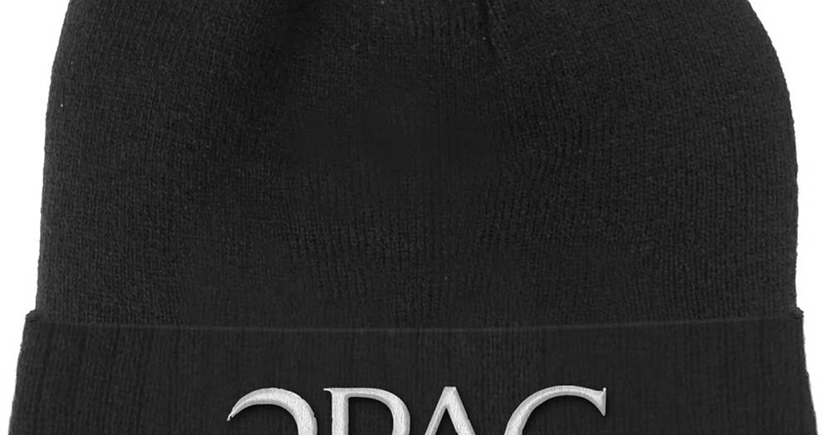 Tupac Beany Hat - 2Pac Logo Húfa