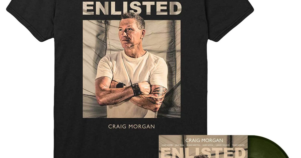 Craig Morgan Enlisted Tee Vinyl Bundle