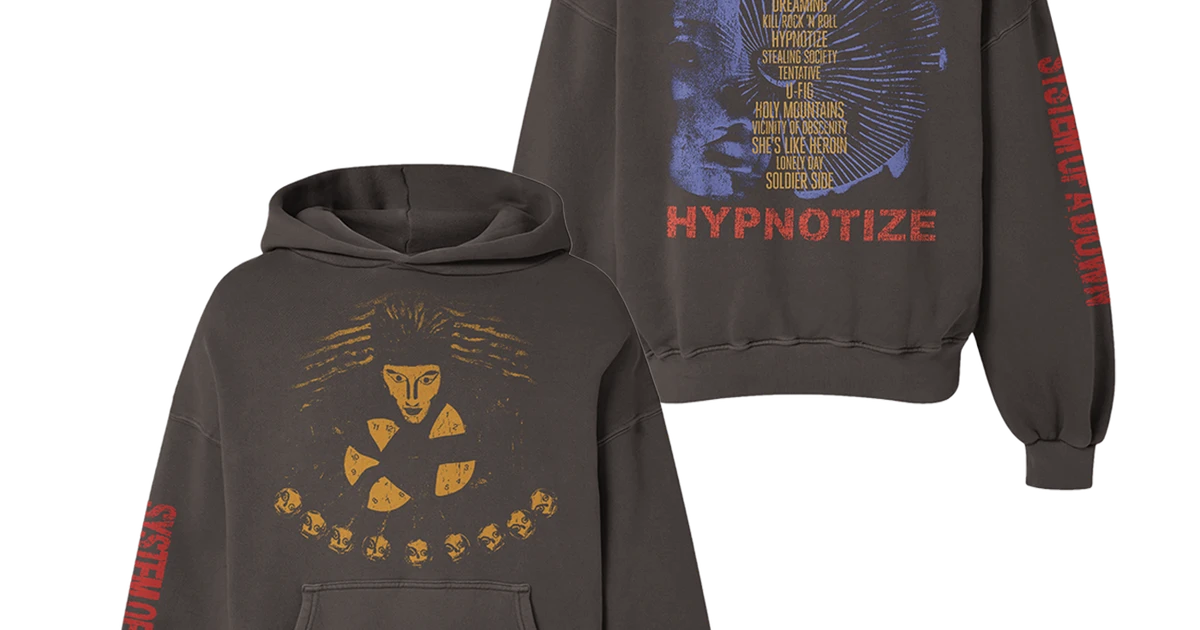 System Of A Down Hypnotize Tracklist Hoodie