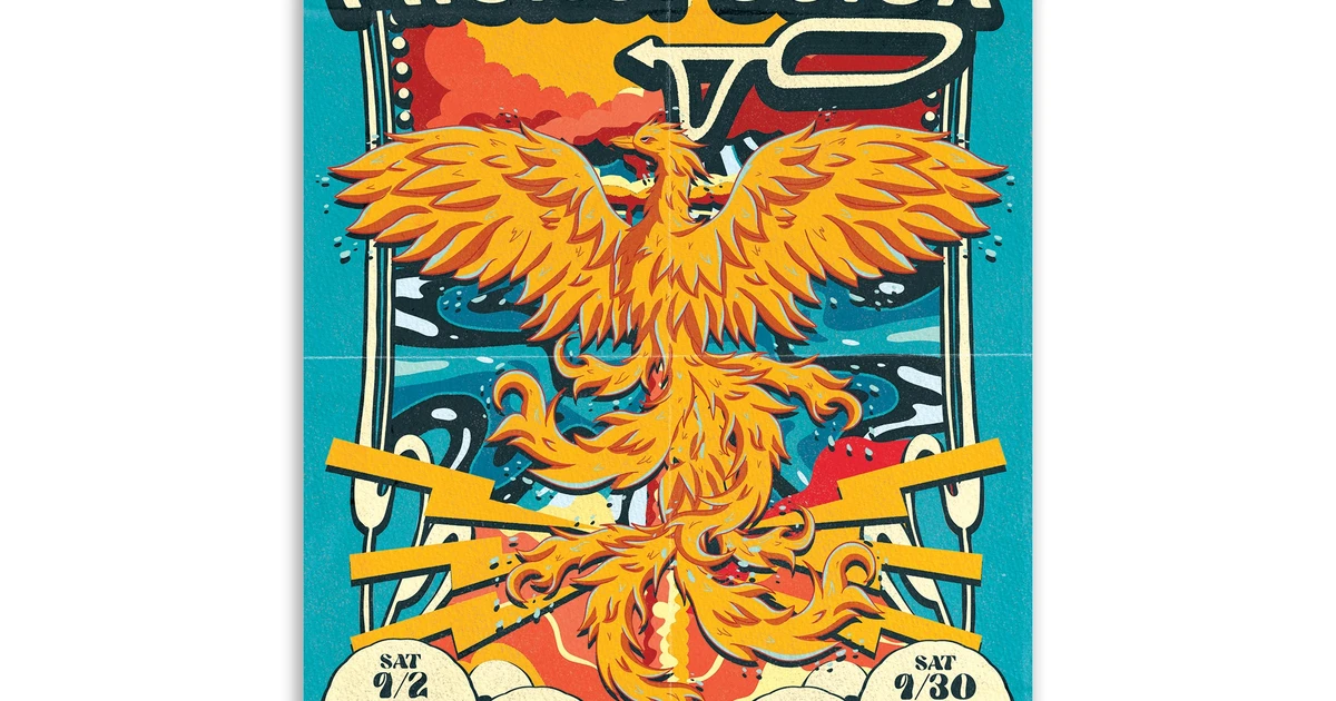 Flickerstick - Phoenix Fall 2023 Tour Poster