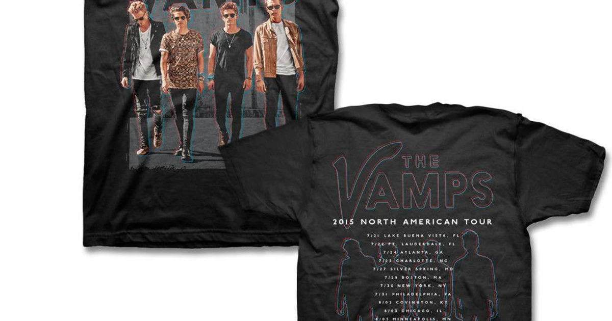 The Vamps 2015 North American Tour Tee