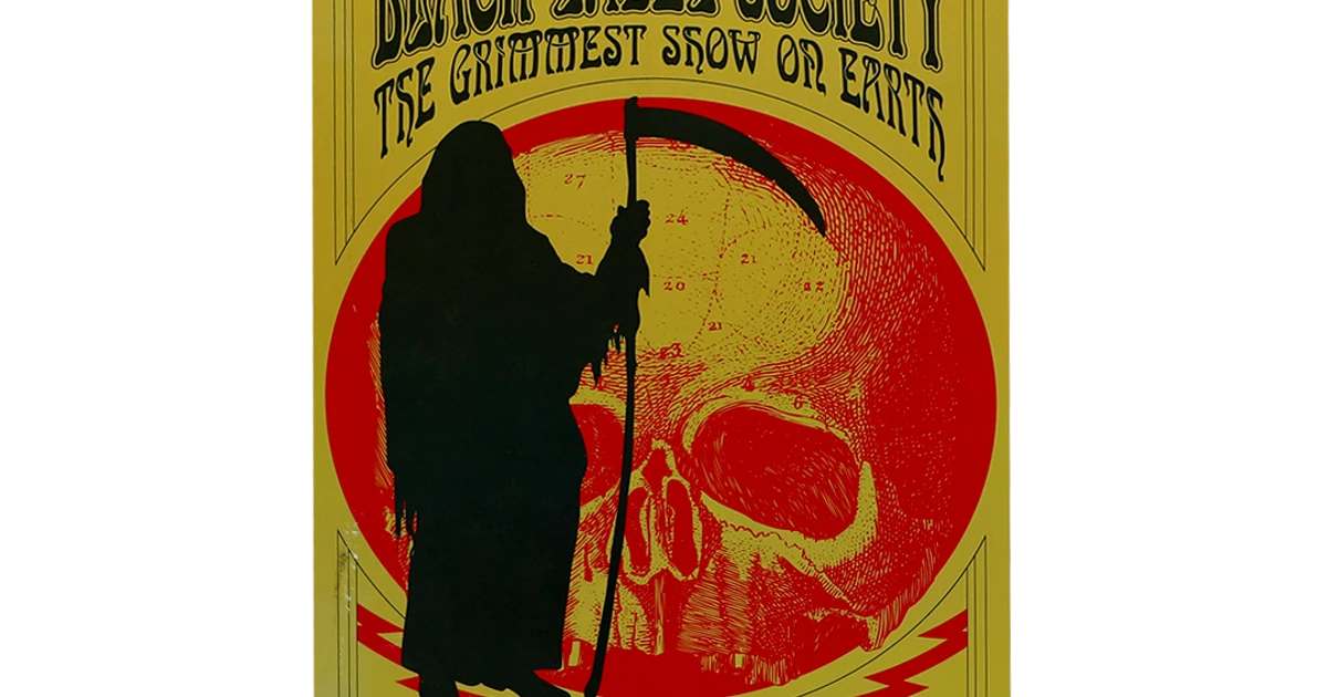 Black Label Society 2017-18 Grimmest Tour Poster