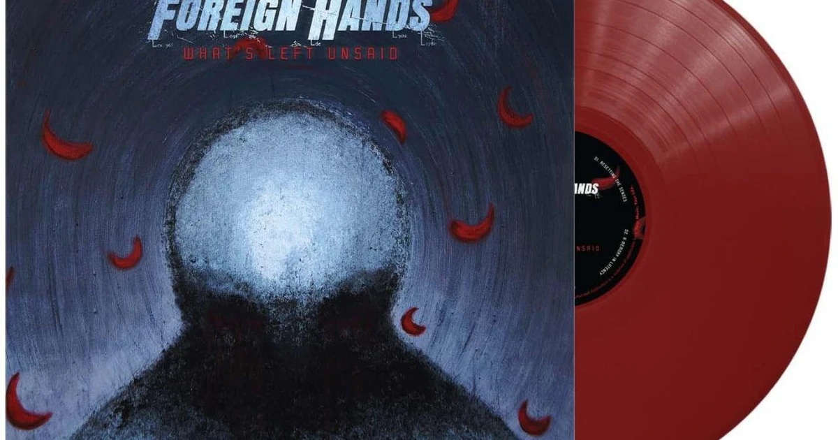Foreign Hands What's Left Unsaid (Trans Ruby) Vinyl Record