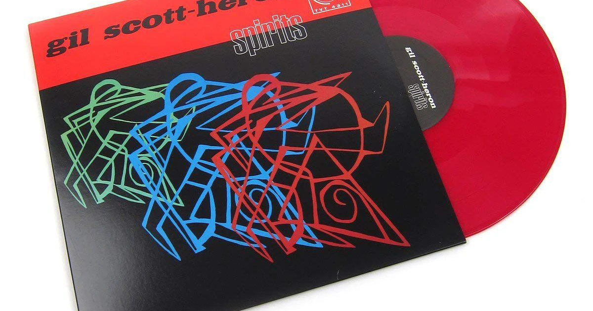 Gil Scott-Heron Spirits (Red) Vinyl Record