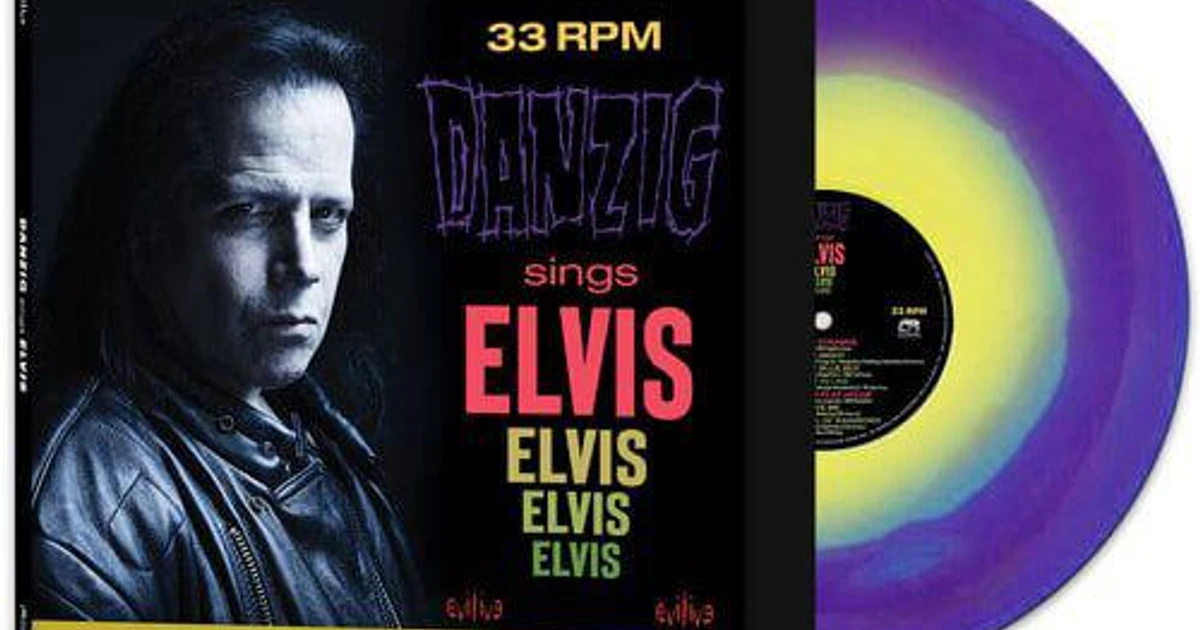 Danzig Sings Elvis (Purple/Yellow Haze) Vinyl Record