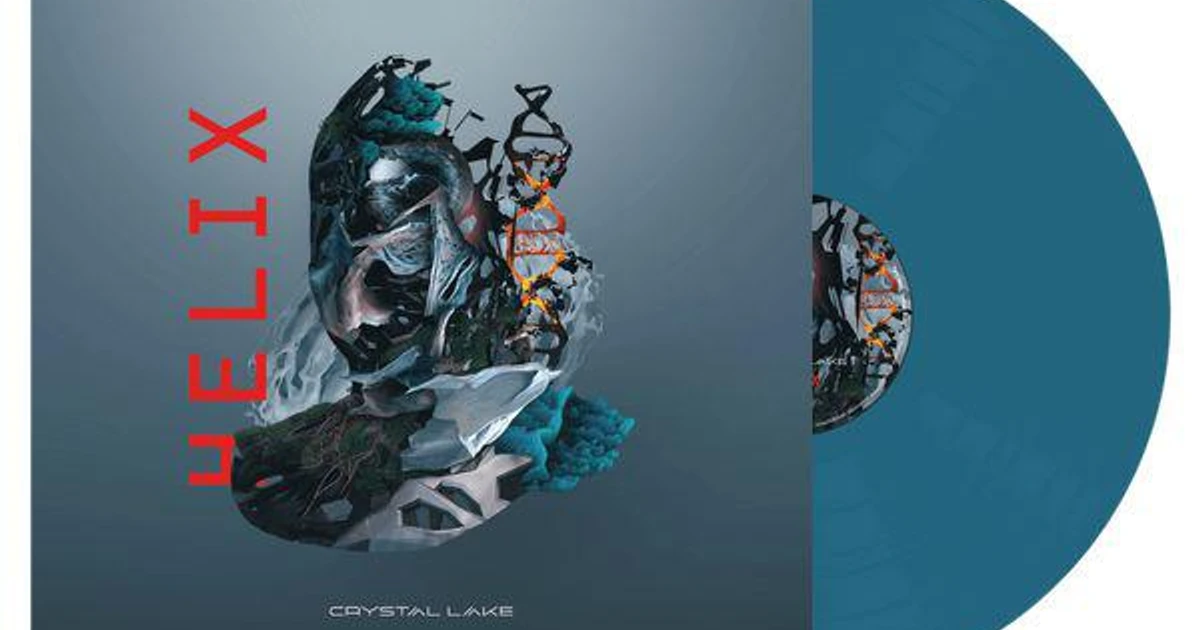 Crystal Lake Helix (Aqua Blue) Vinyl Record