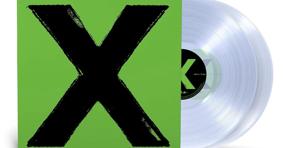 Ed Sheeran X (2LP/Crystal Clear) Vinyl Record